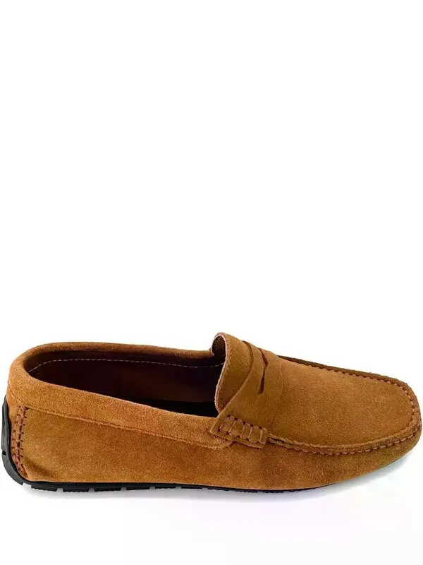 Bruno Magli Suede Penny Loafers