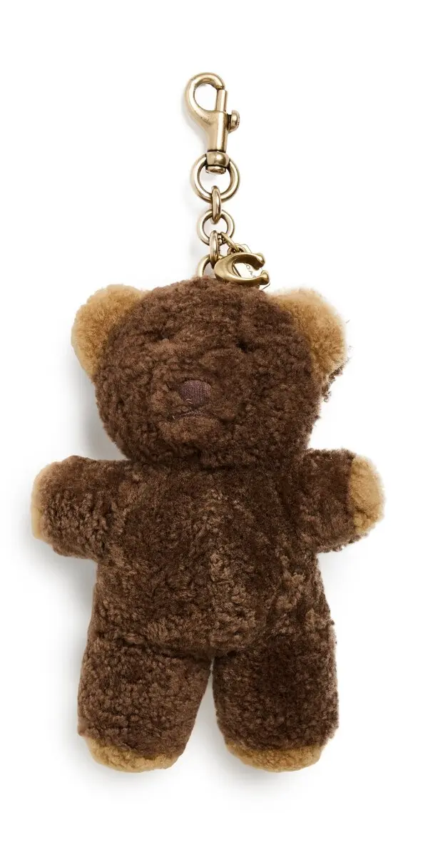 Coach Runway Shearling Bear Bag Charm