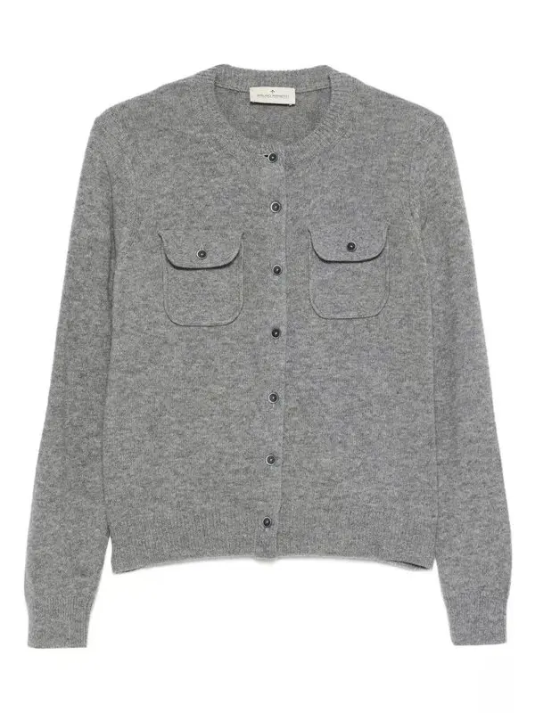 Bruno Manetti Double-pocket Wool Cardigan
