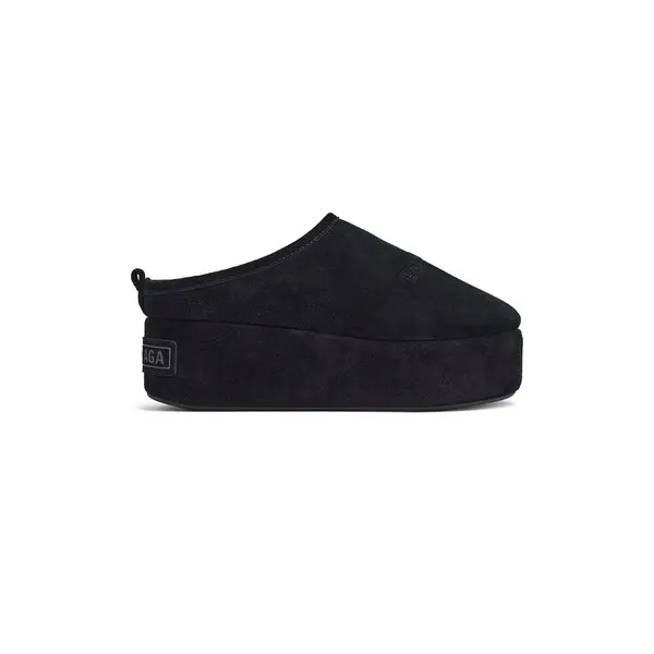 Balenciaga Alaska Soft Platform Mule - Black