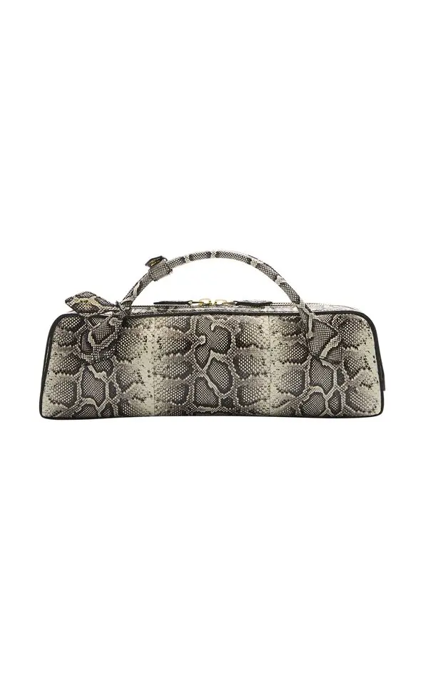 Alaïa Le Teckel Snakeskin Clutch