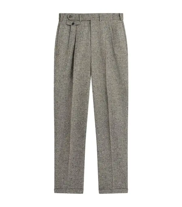 Dunhill Wool Tweed Donegal Travel Trousers