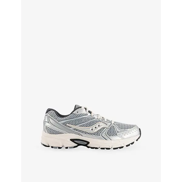Saucony Ride Millennium Mesh Trainers - Grey Silver