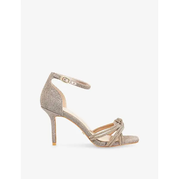 DUNE Woven Heeled Sandals