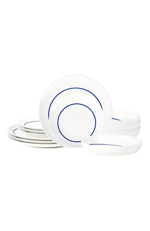 STONE + LAIN Luna Porcelain 12-piece Dinnerware Set