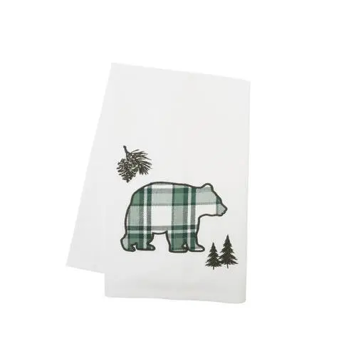 C&F HOME Evergreen Bear Towel