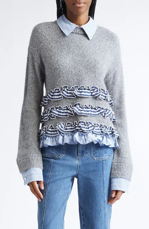 Cinq À Sept Leina Layered-look Sweater