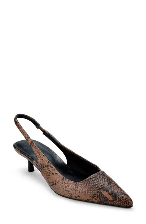 Yosi Samra Delilah Slingback Kitten Heel Pumps