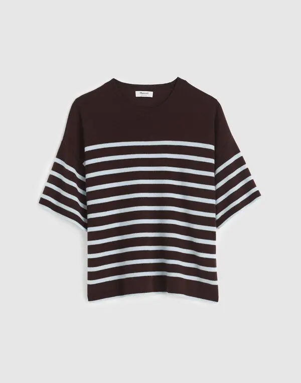 Madewell Striped Cashmere Sweater Tee
