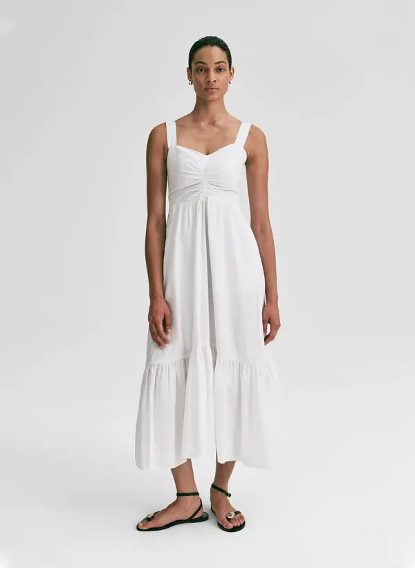 A.L.C. Lilah Ii Cotton Midi Dress