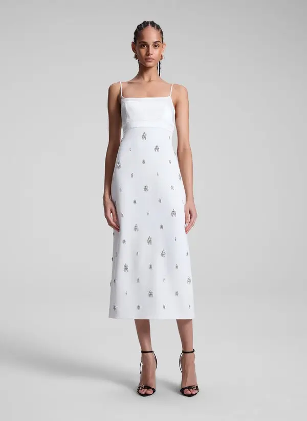 A.L.C. Alana Embellished Midi Dress