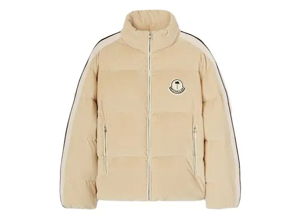 Moncler X Palm Angels Abrolhos Down Jacket - Beige/white