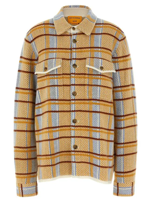 Guest In Residence Plaid Work Shirt - Yellow