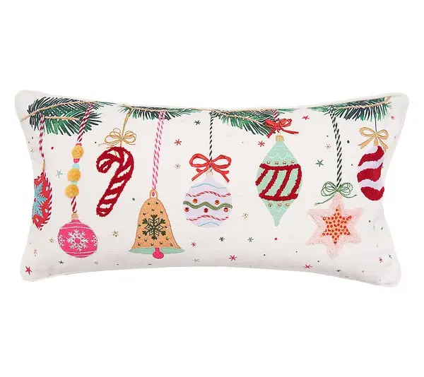 VALERIE PARR HILL 24' X 12' Vintage Ormament Throw Pillow Vale Rie