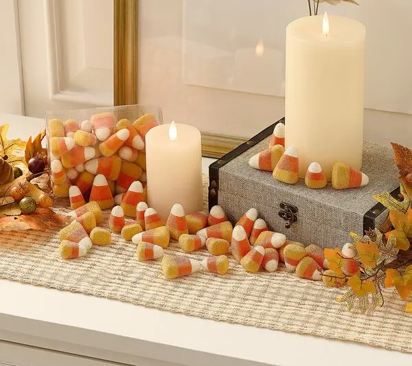 VALERIE PARR HILL As Is 80-piece Sugared Candy Corn Valerie