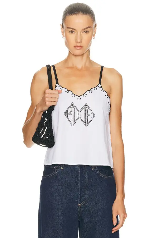 BODE Diamond Monogram Tank Top