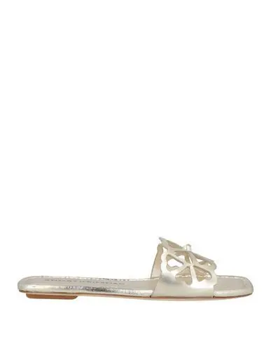 STUART WEITZMAN Leather Slide Sandals