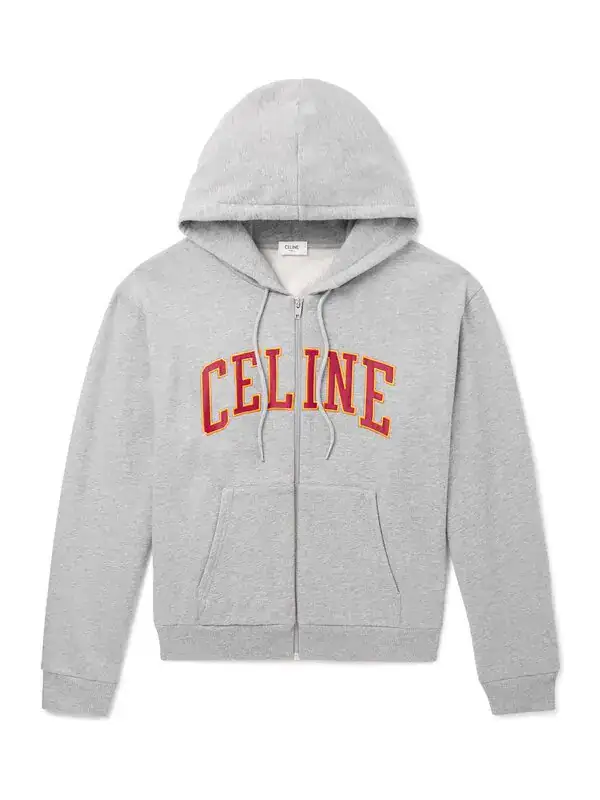 ■ □ CELINEセリーヌ STUDS LOGO PULLOVER 48325 Celine Black Ribbed Wool Hoodie Sweatshirt Size XS International