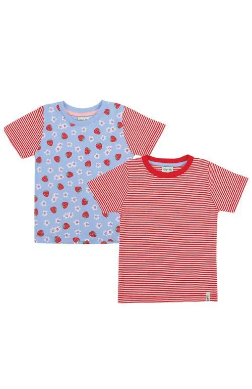 LILLY + SID Organic Cotton Printed T-shirts 2 Pack
