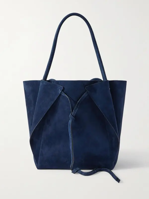 Gabriela Hearst Marija Suede Tote - Blue