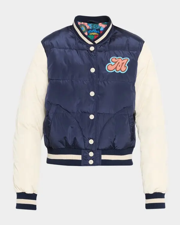 MOTHER The Pillow Talk Letterman Jacket - Second Str