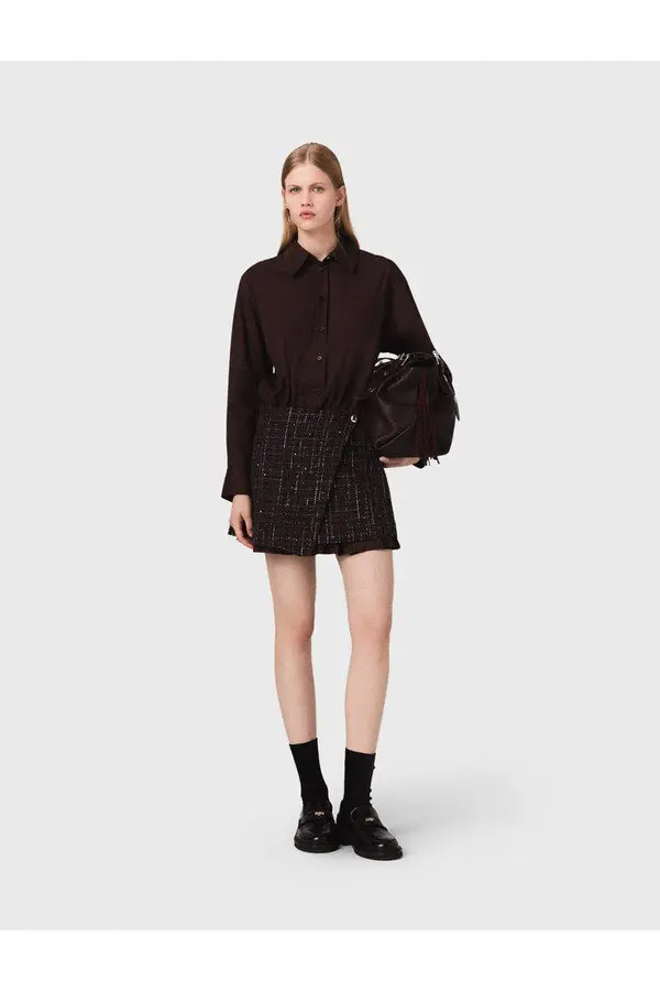 Maje Two-in-one Short Dress