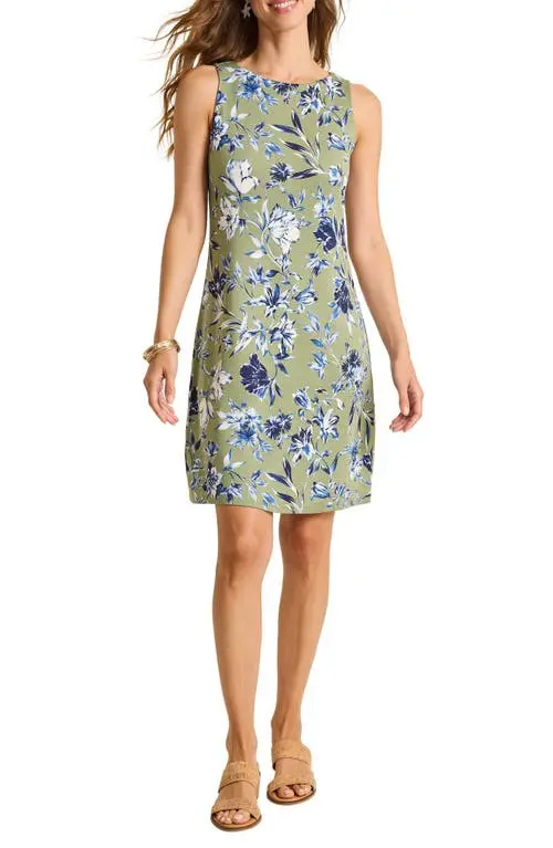 Tommy Bahama Floral Print Sleeveless Sheath Dress - Dusty Thyme