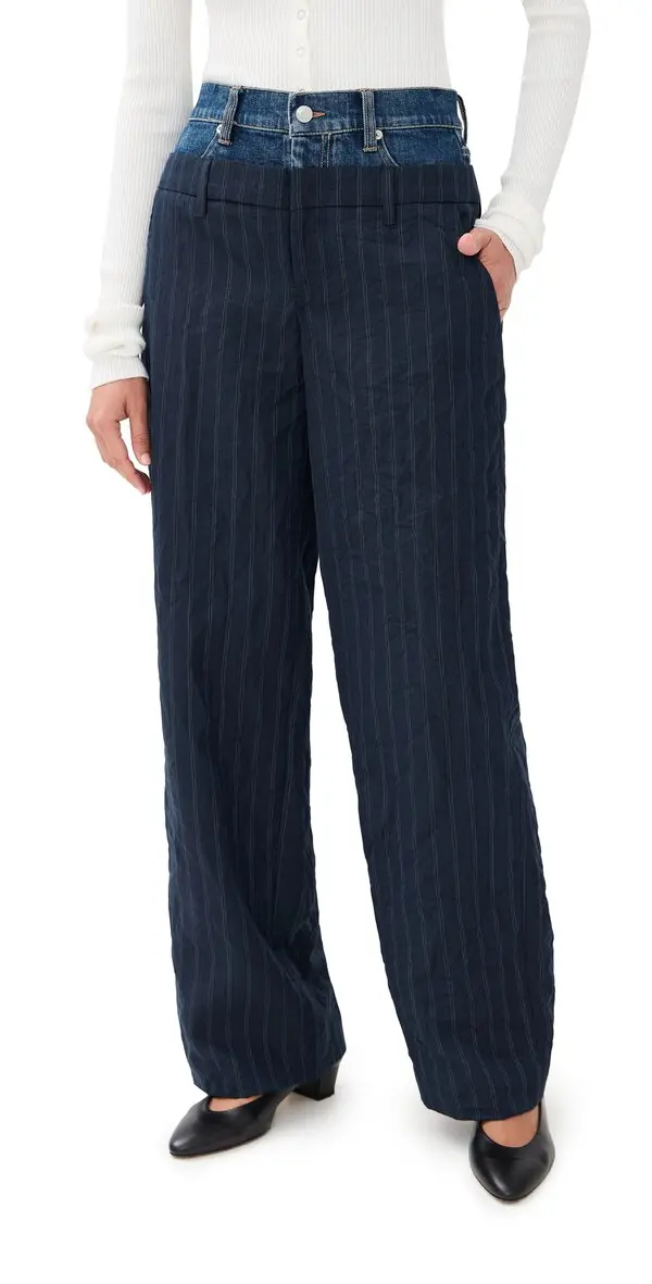 Simkhai Ophelia Pinstripe Pants