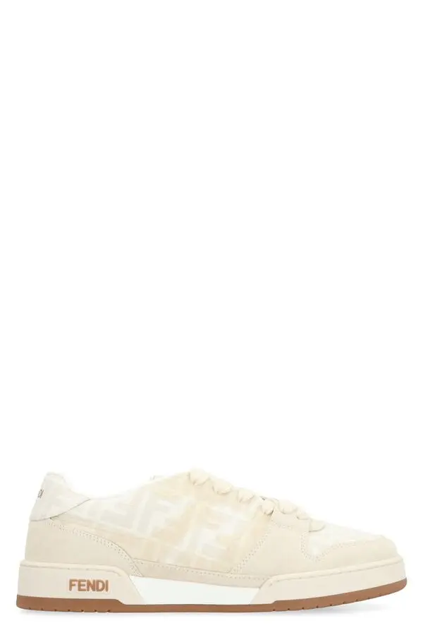 Fendi Match Low-top Sneakers - White