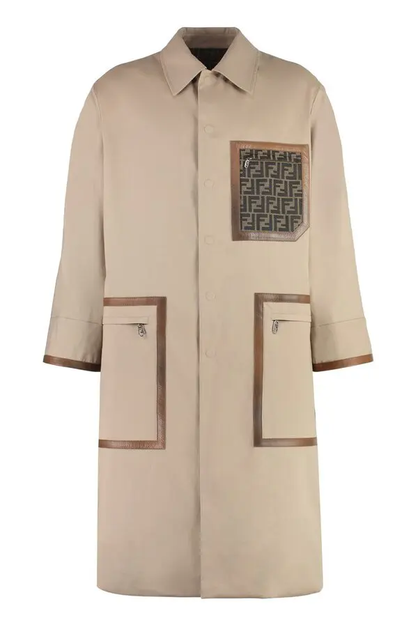 Fendi Reversible Cotton-blend Trench Coat