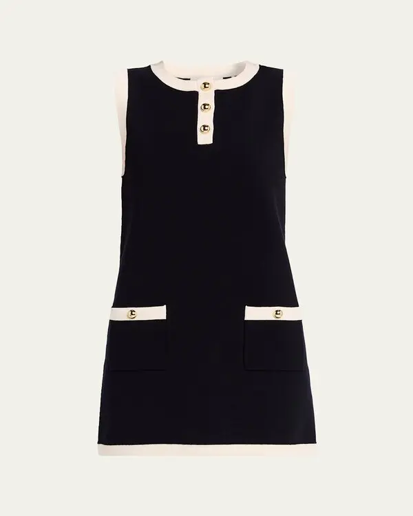 FRAME The Mixed Tweed Mini Dress
