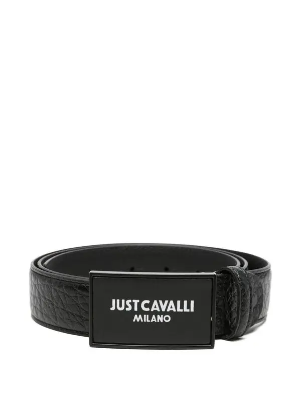 Just Cavalli Leather Belt - Black