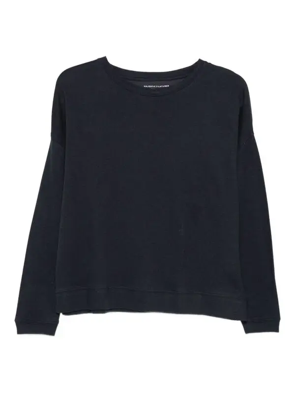 Majestic Filatures Cotton-cashmere Sweater