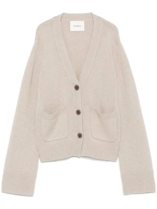 LISA YANG Danni Cashmere Cardigan - Beige