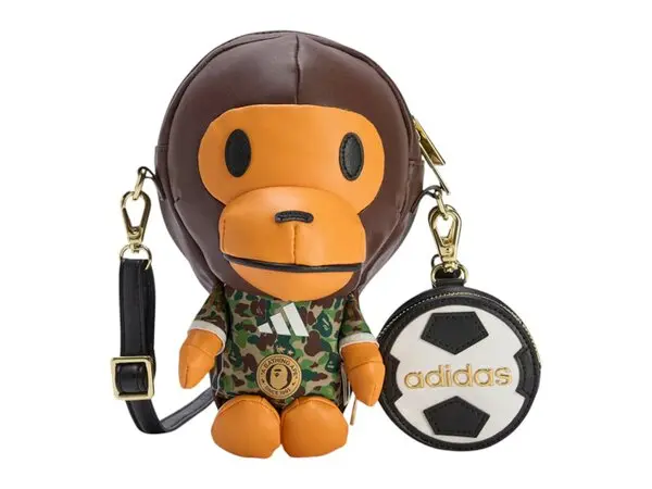 BAPE X Adidas Baby Milo Shoulder Bag - Brown