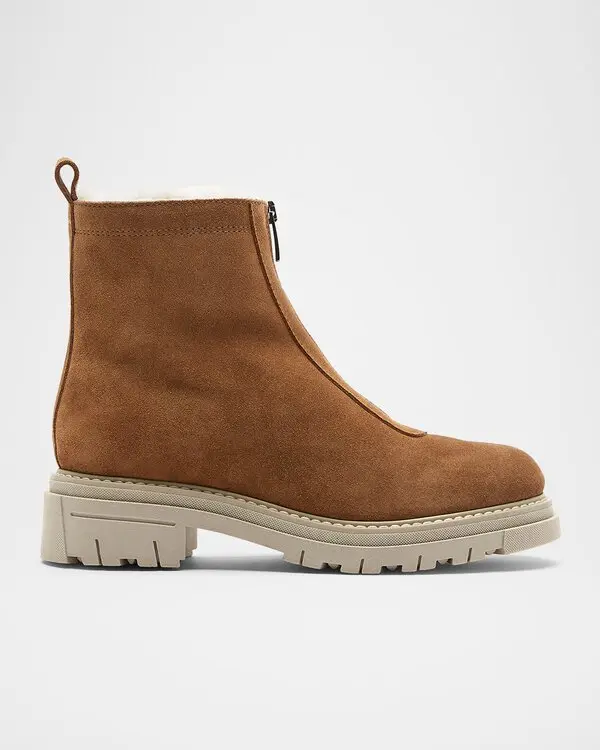 La Canadienne Delta Shearling-lined Booties