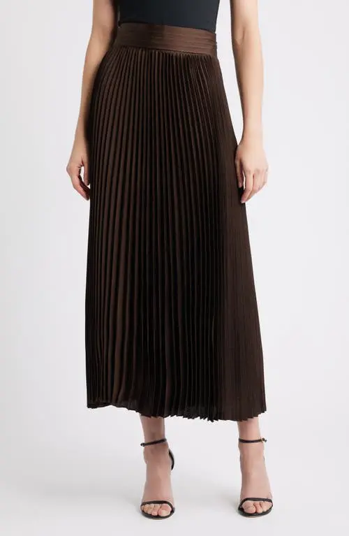 Elie Tahari Ayla Pleated Midi Skirt