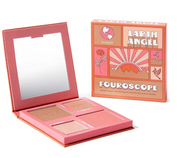 BENEFIT COSMETICS Fouroscope Earth Angel Cheek Palette