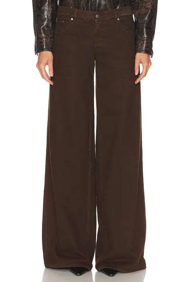 Stella McCartney Mid Rise Wide Leg