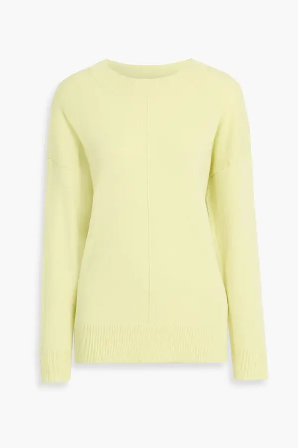 Chinti & Parker Wool And Cashmere-blend Sweater - Chartreuse