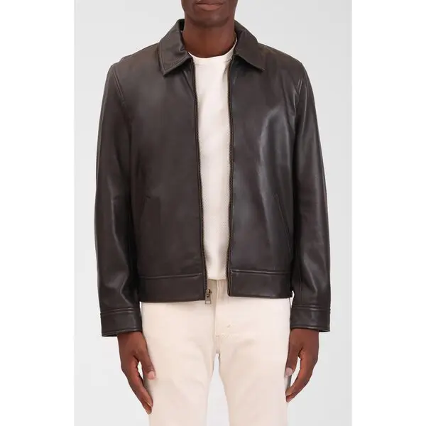 Bagatelle Leather Jacket - Espresso