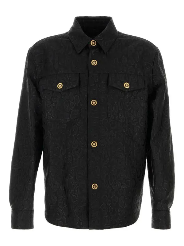 Versace Jacquard Leopard Jacket