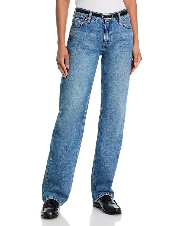 RE/DONE 90s Mid-rise Loose Fit Straight Jeans