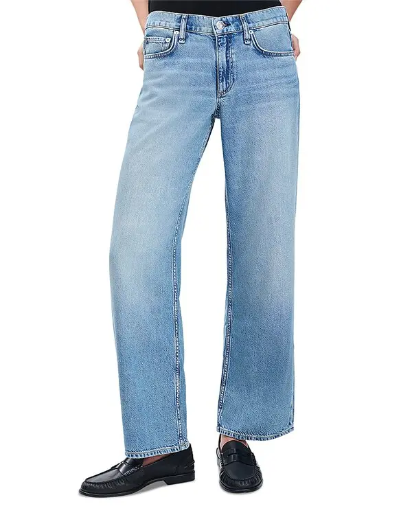 Rag & Bone Saige Low Rise Ankle Straight Jeans