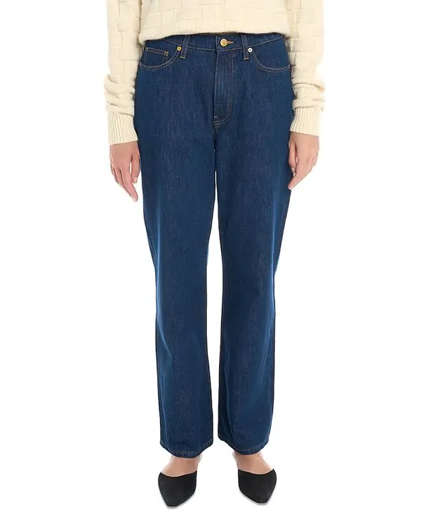 Tove High-rise Straight Leg Jeans - Indigo