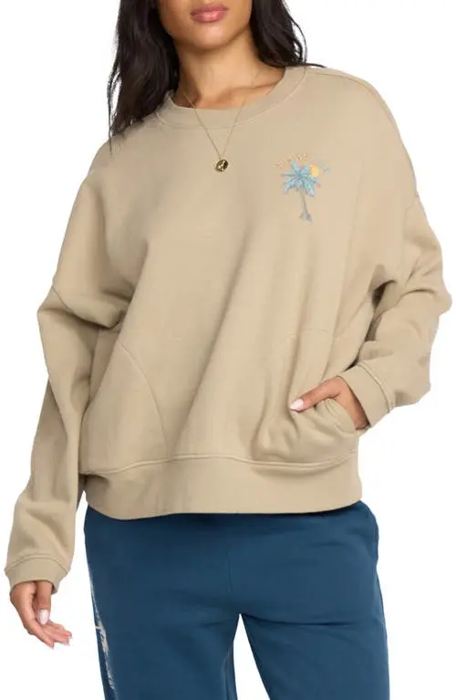 BILLABONG Palmin Camp Fleece Graphic Sweatshirt