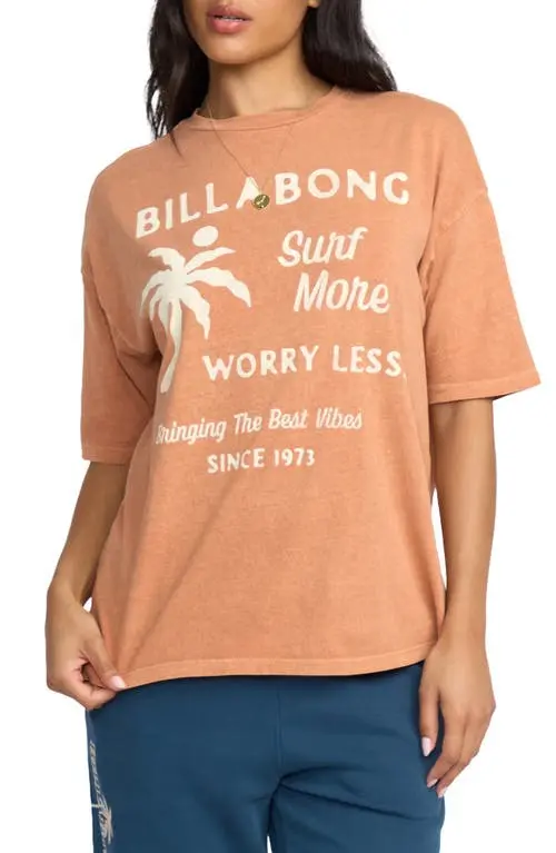 BILLABONG Oversized Graphic T-shirt