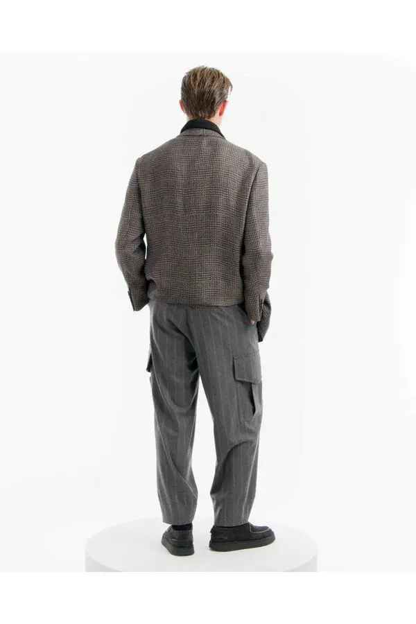 Giorgio Armani Crew-neck Shirt In Printed Viscose And Silk