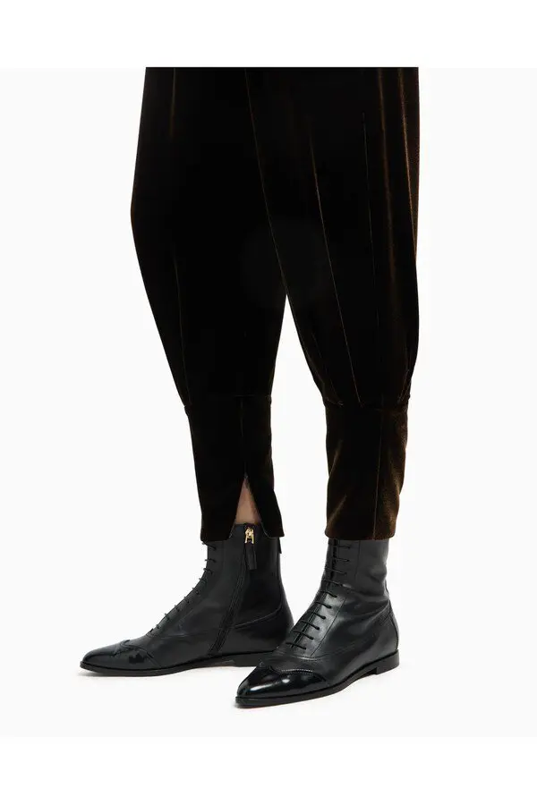 Giorgio Armani Velvet Tapered Trousers