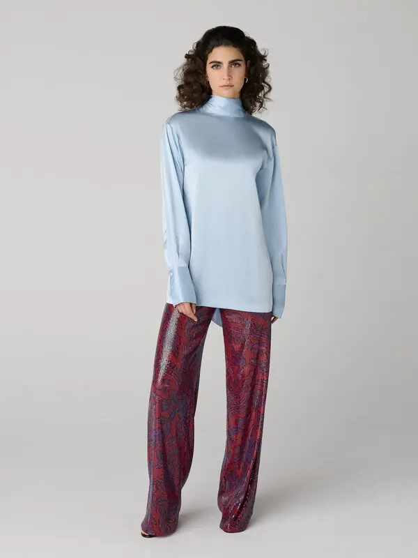 DVF X HENRY ZANKOV Eldridge Silk Top